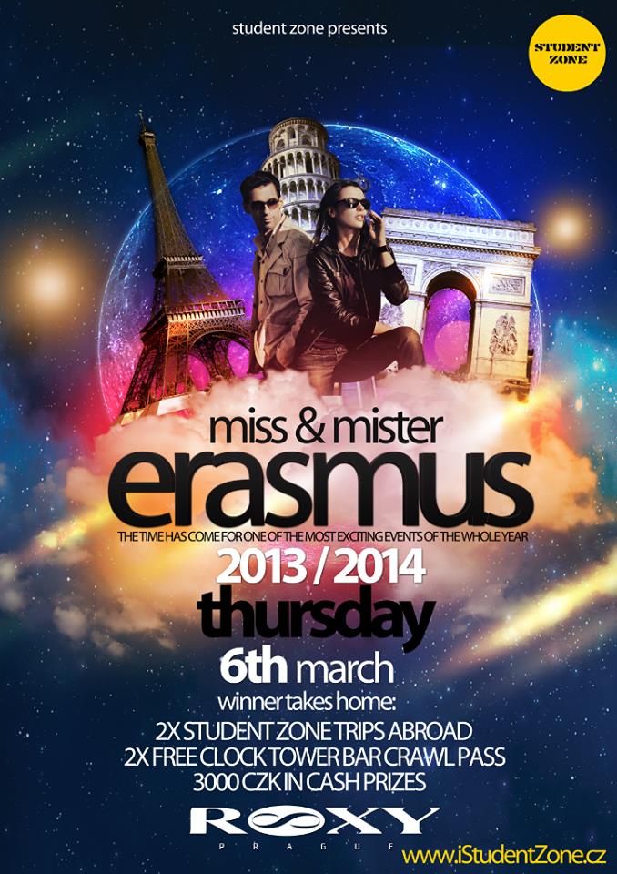Miss & Mr. Erasmus 2013/14 :: iStudentZone.cz