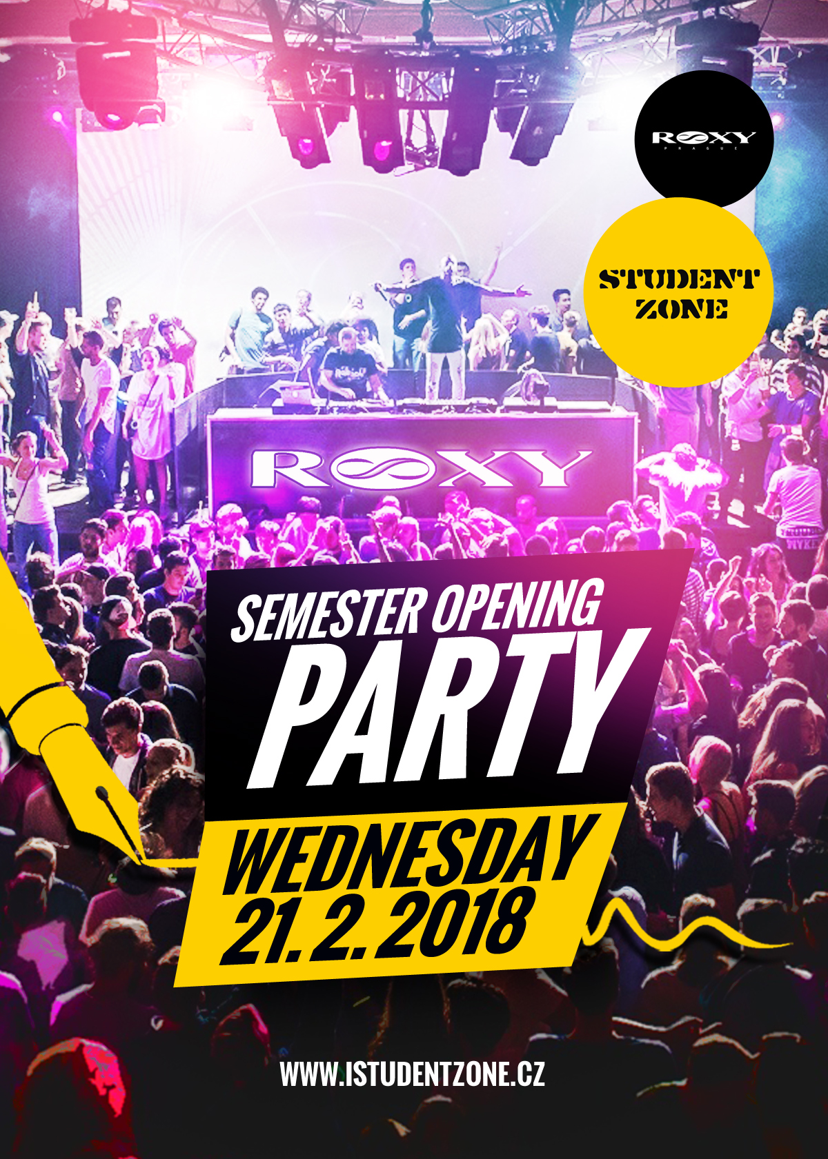 Semester Opening Party :: iStudentZone.cz